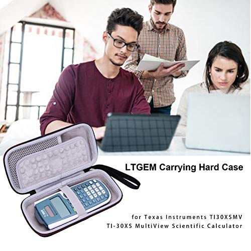 LTGEM EVA Hard Case for Texas Instruments TI-30XS / TI-36X Pro/TI-34 Multiview Scientific Calculator (We Sale Case only!)