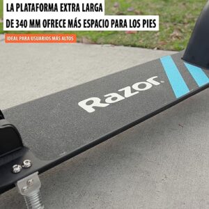 Razor A5 Air Kick Scooter for Kids Ages 8+ - Extra-Long Deck, 8" Pneumatic Rubber Wheels, Foldable, Anti-Rattle Handlebars, For Riders up to 220 lbs