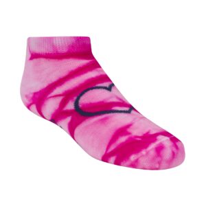 Skechers Girls' Big 6 Pack Low Cut Socks, Multi, 7-8.5