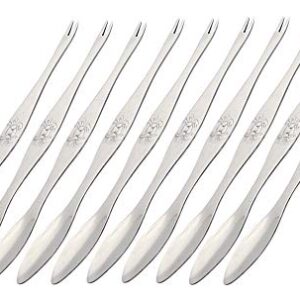 10 pcs Seafood Forks,Crab Forks,Lobster Forks, Fruits Forks 6.49 inches