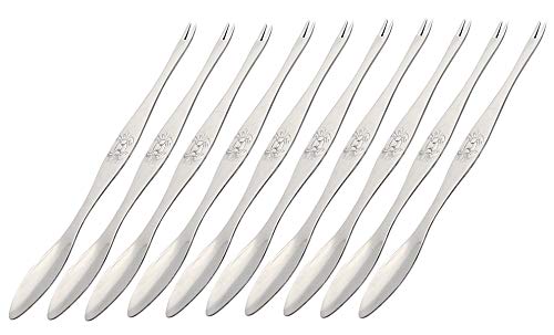 10 pcs Seafood Forks,Crab Forks,Lobster Forks, Fruits Forks 6.49 inches