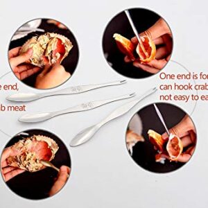 10 pcs Seafood Forks,Crab Forks,Lobster Forks, Fruits Forks 6.49 inches