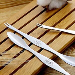 10 pcs Seafood Forks,Crab Forks,Lobster Forks, Fruits Forks 6.49 inches