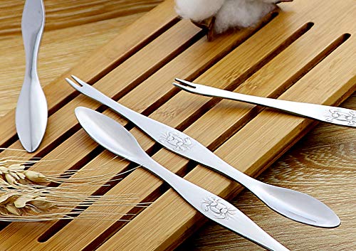 10 pcs Seafood Forks,Crab Forks,Lobster Forks, Fruits Forks 6.49 inches