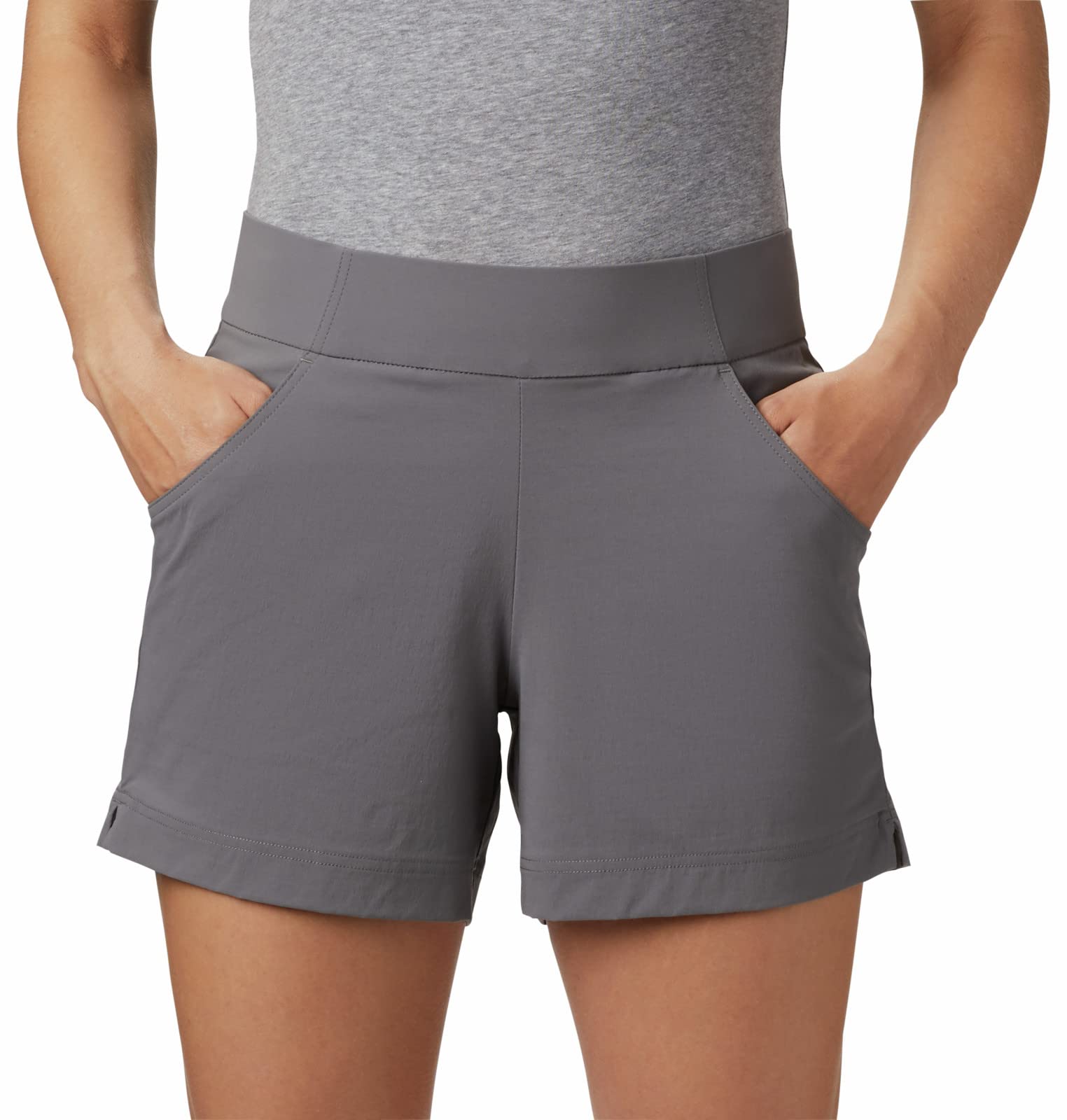 Columbia Women's Anytime Casual Short Shorts, City Grey, X-Large x 5