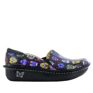 Alegria Debra Womens Pro Shoe Sugar Skulls 9 W US