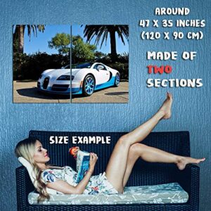 160460 bugatti veyron car decor wall 47x35 huge giant poster print