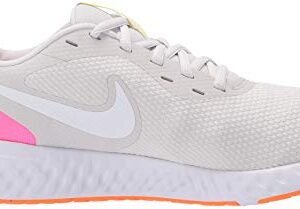 Nike Women's Revolution 5 Running Shoe, Platinum Tint/White-Pink Blast-Total Orange-Lemon Venom, 5.5 Regular US