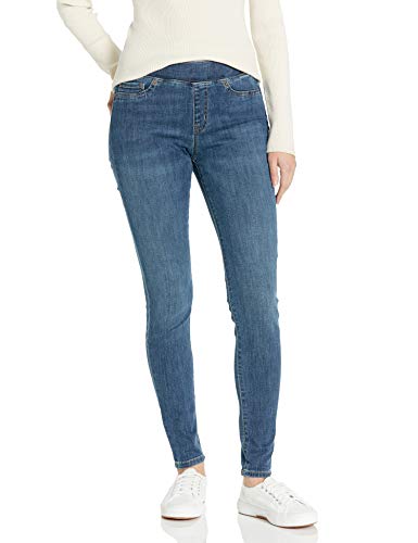 Amazon Essentials Women's Stretch Pull-On Jegging (Available in Plus Size), Medium Wash, 14