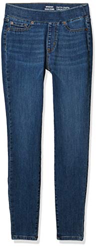 Amazon Essentials Women's Stretch Pull-On Jegging (Available in Plus Size), Medium Wash, 14