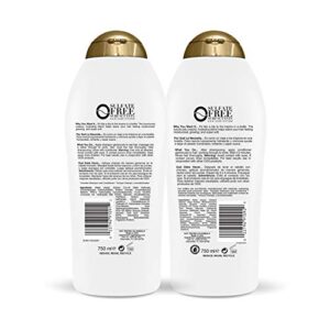 OGX Nourishing + Coconut Milk Shampoo & Conditioner, Set, 25.4 Fl Oz (Pack of 2)