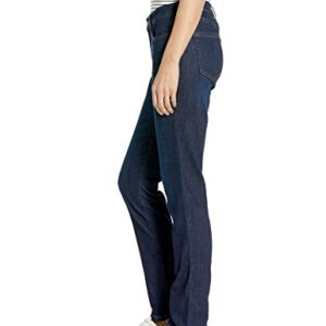 Amazon Essentials Women's Slim Straight Jean, Dark Wash, 14