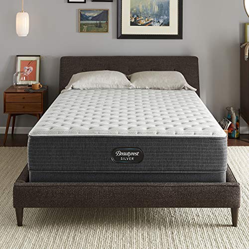 Beautyrest Silver BRS900 12” Extra Firm King Mattress, Cooling Technology, Supportive, CertiPUR-US, 100-Night Sleep Trial, 10-Year Limited Warranty, White