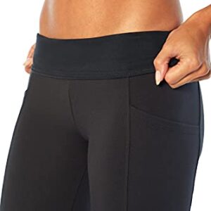 Marika Women's Standard Eclipse Tummy Control Bootleg Pant, Black, Small