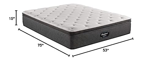 Beautyrest Silver BRS900 15 inch Medium Pillow Top Mattress, Full, Mattress Only