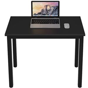 dlandhome 31.5 inches small computer desk for home office activity table writing table for small spaces study table student laptop desk black dnd-ac3cb-8040