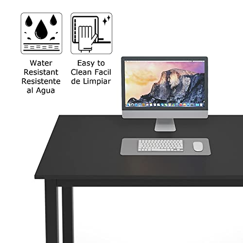 DlandHome 31.5 inches Small Computer Desk for Home Office Activity Table Writing Table for Small Spaces Study Table Student Laptop Desk Black DND-AC3CB-8040