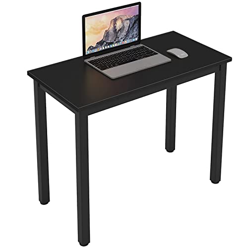 DlandHome 31.5 inches Small Computer Desk for Home Office Activity Table Writing Table for Small Spaces Study Table Student Laptop Desk Black DND-AC3CB-8040