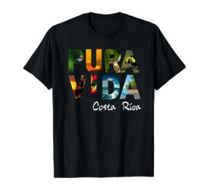 pura vida costa rica men women kids friend gift souvenir t-shirt