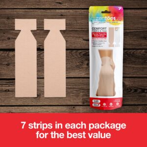 ZenToes Plantar Fasciitis Relief Strips Night Splints to Relieve Heel and Arch Pain - Pack of 7