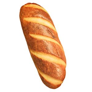 Wepop 40 in 3D Simulation Bread Shape Pillow Soft Lumbar Baguette Back Cushion Funny Food Plush Stuffed Toy