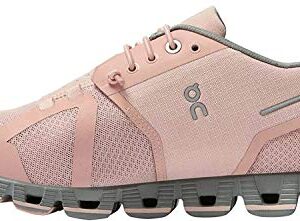 ON Women's Cloud Waterproof Sneakers, Rose/Lunar, Pink, 7 Medium US