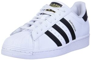 adidas originals womens superstar sneaker, white/black/white, 6.5 us