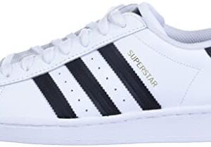 adidas Originals womens Superstar Sneaker, White/Black/White, 6.5 US