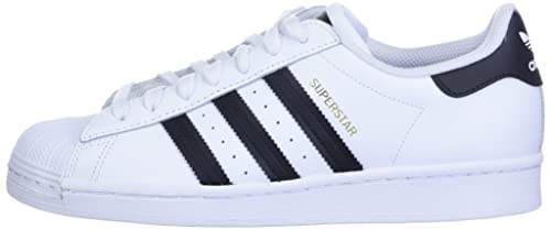 adidas Originals womens Superstar Sneaker, White/Black/White, 6.5 US