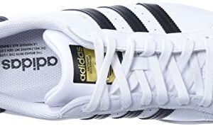 adidas Originals womens Superstar Sneaker, White/Black/White, 6.5 US