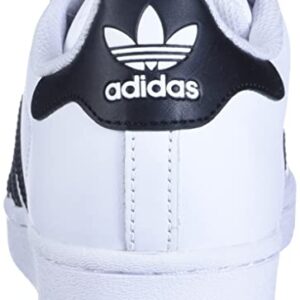 adidas Originals womens Superstar Sneaker, White/Black/White, 6.5 US