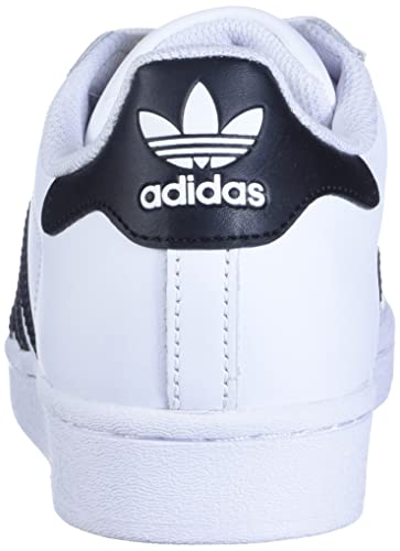 adidas Originals womens Superstar Sneaker, White/Black/White, 6.5 US