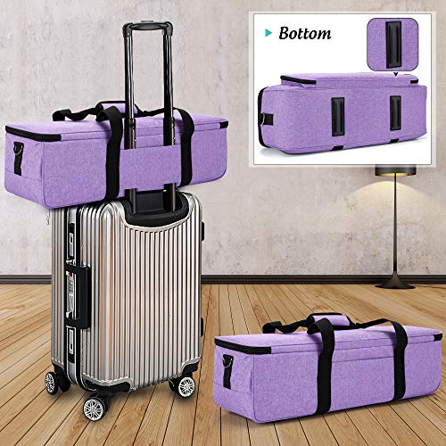 LUXJA Carrying Bag Compatible with Cricut Die-Cutting Machine and Supplies, Tote Bag Compatible with Cricut Explore Air (Air2) and Maker (Bag Only, Patent Design), Lavender