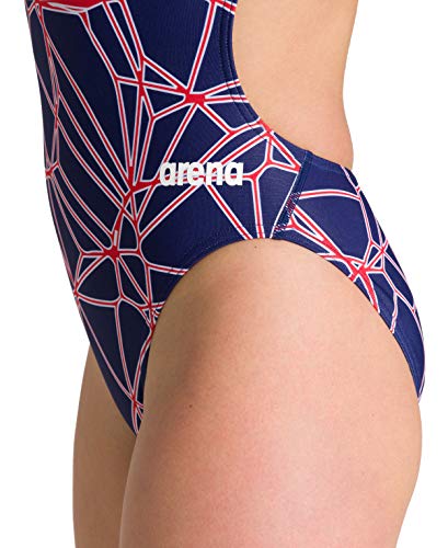 Arena Women's Standard Carbonics Pro Challenge Back One Piece Swimsuit, Navy, 26