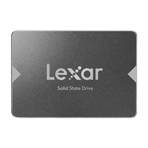 lexar ns100 256gb 2.5” sata iii internal ssd, solid state drive, up to 520mb/s read (lns100-256rbna)