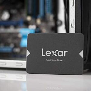 Lexar NS100 256GB 2.5” SATA III Internal SSD, Solid State Drive, Up To 520MB/s Read (LNS100-256RBNA)