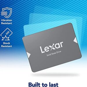 Lexar NS100 256GB 2.5” SATA III Internal SSD, Solid State Drive, Up To 520MB/s Read (LNS100-256RBNA)