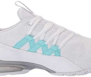 PUMA Women's Riaze Prowl, Puma White-Gulf Stream, 9