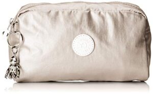 kipling purse, silver (metallic glow)