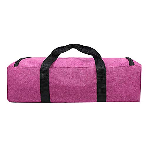 LLYWCM Lightweight Carrying Bag Compatible with Cricut Explore Air Cricut Maker Cricut Explore Air 2, Foldable Travel Tote Case for Die-Cut Machines Accessories and Supplies (Pink)