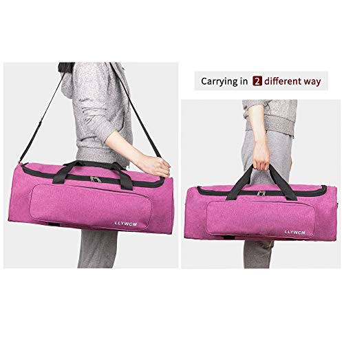 LLYWCM Lightweight Carrying Bag Compatible with Cricut Explore Air Cricut Maker Cricut Explore Air 2, Foldable Travel Tote Case for Die-Cut Machines Accessories and Supplies (Pink)