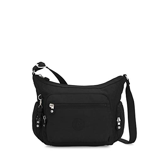 Kipling Women's Gabbie Small Crossbody, Lightweight Everyday Purse, Casual Shoulder Bag, Black Noir