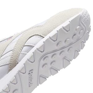 Reebok Women's Classic Nylon Sneaker, Classic White/Light Grey 2, 8