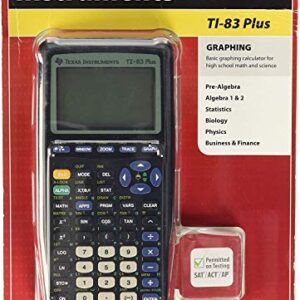 Texas Instruments TI-83 Plus Graphing Calculator (Renewed)