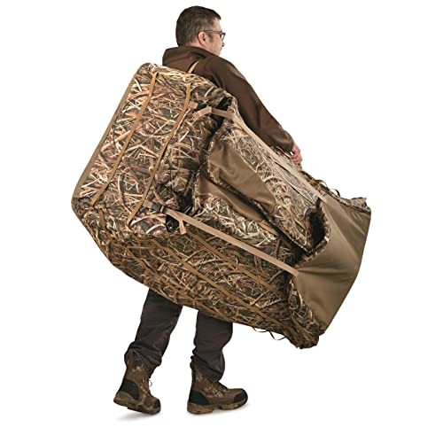 Guide Gear Waterfowl Layout Hunting Blind, Mossy Oak Shadow Grass