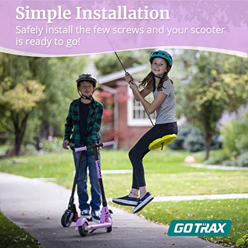 Gotrax GKS Electric Scooter, Kick-Start Boost and Gravity Sensor Kids Electric Scooter, 6" Wheels UL Certificated E Scooter for Kids Age of 6-12 (Pink)