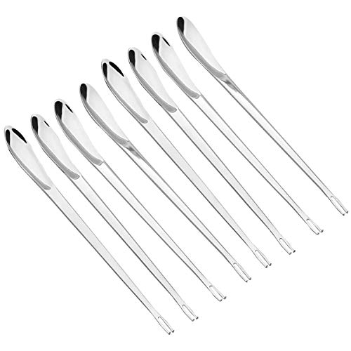 YISSSN Seafood Forks Picks for Lobster Crab Nut 18/10 Stainless Steel Seafood Tools 9.25-inch (8-Piece)…