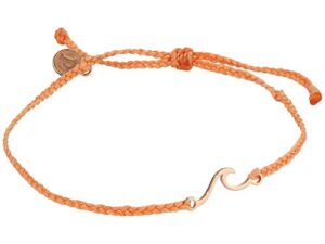 pura vida shoreline anklet blush one size