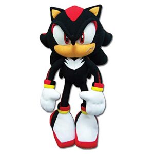 sonic the hedgehog new_8967 great eastern ge-8967 - shadow plush, 12", multicolor