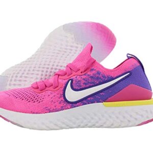 Nike Women's Epic React Flyknit 2 Running Shoe Fuchsia/White, 7.5